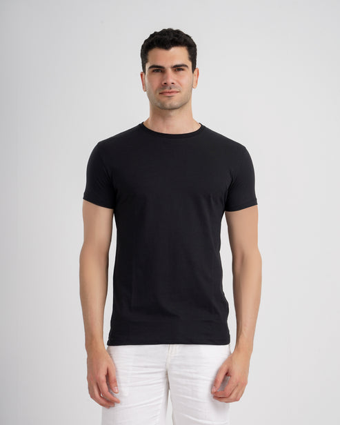 Basic Plain T-shirt - Black – Dandy